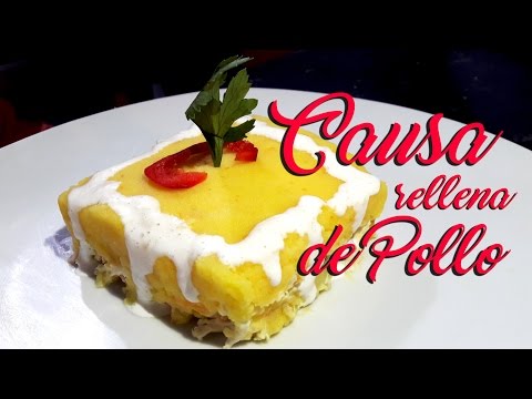 Tutorial Como Preparar Causa Rellena de Pollo Plato Peruano Facil y Rapido