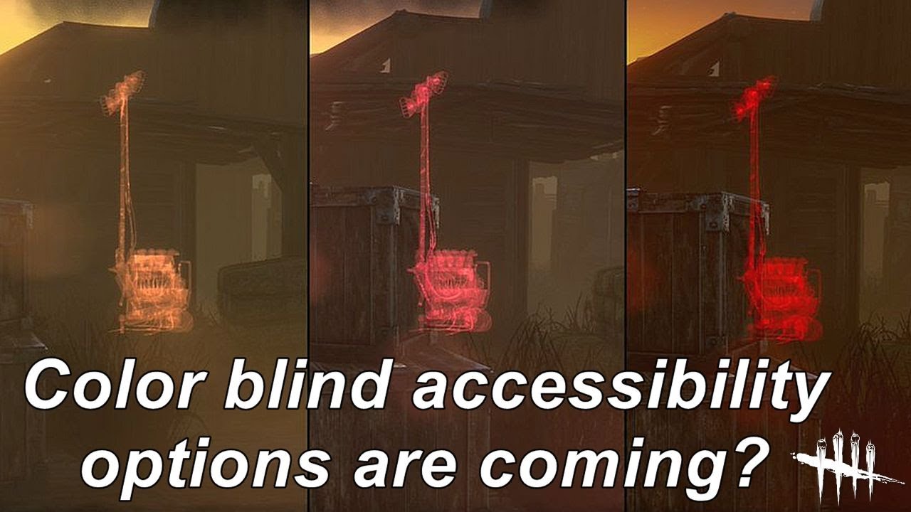 Dead By Daylight| Color blind accessibility options are coming for ...