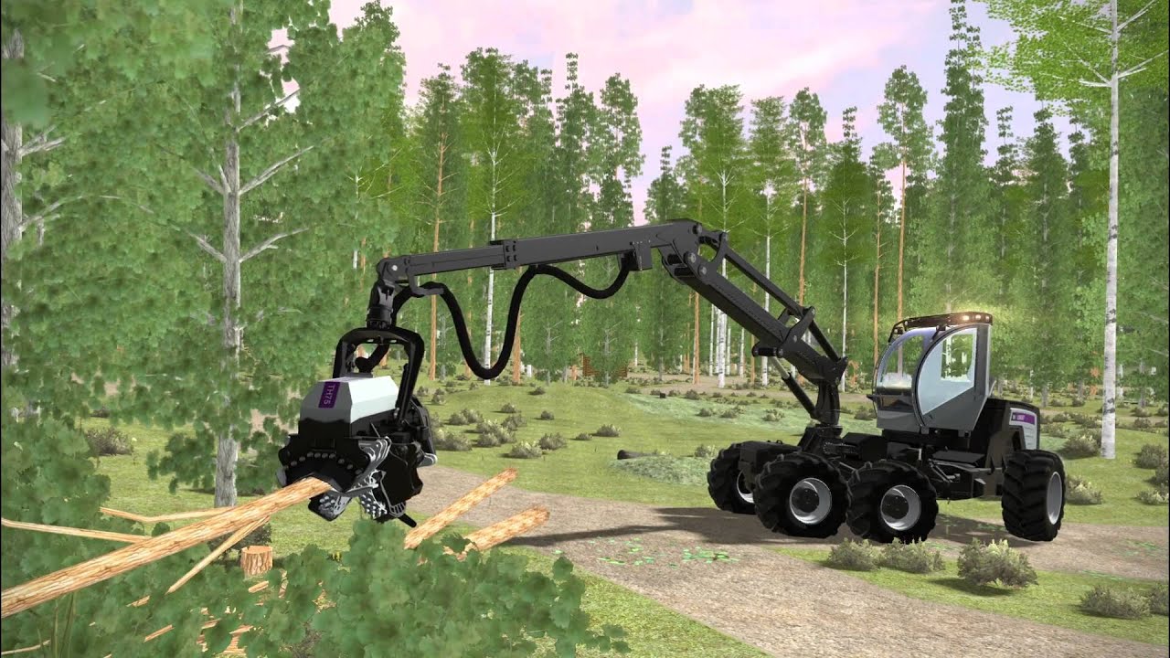 Mevea Forestry Simulator 2014 - YouTube