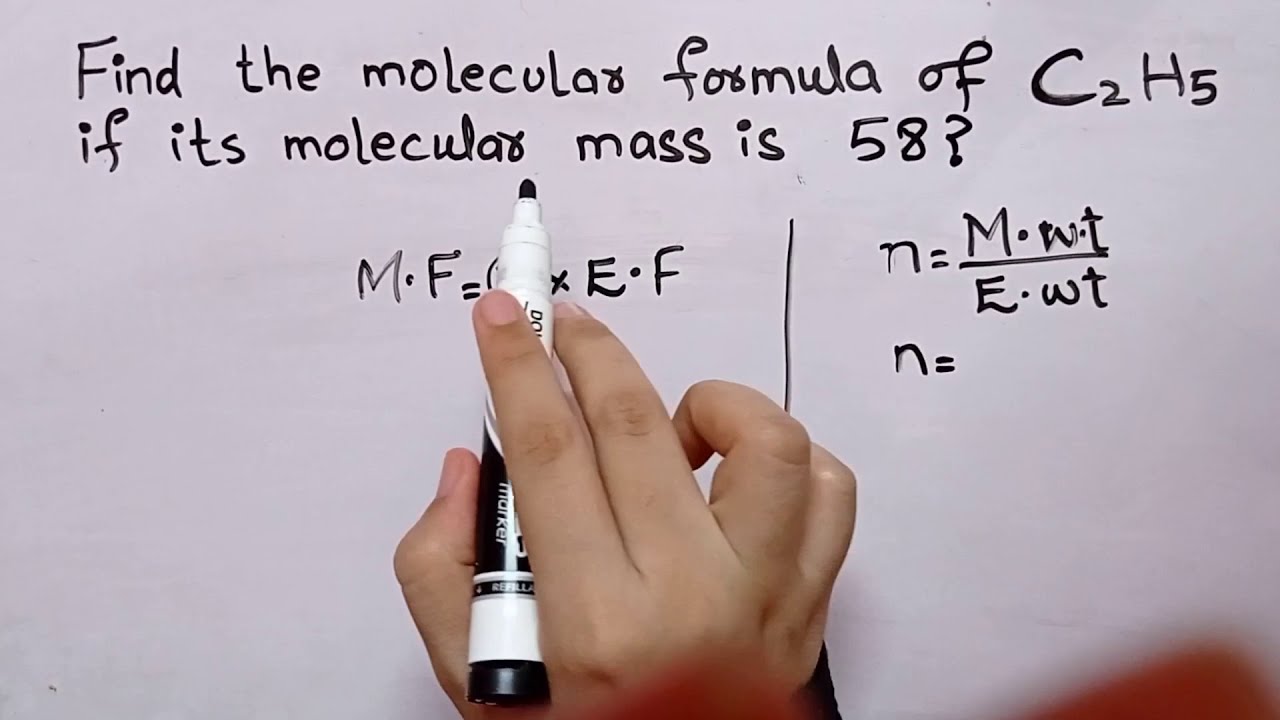 How to Find the Molecular formula- Easy Method - YouTube