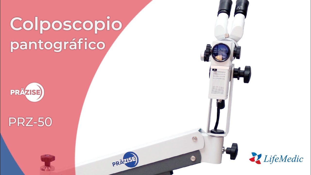 Colposcopio con brazo pantográfico PRZ-50 - YouTube
