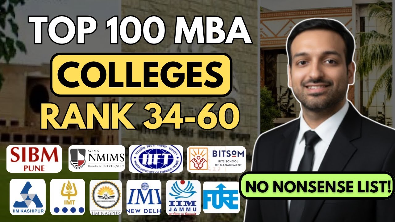 Rank 34-60 | Top 100 MBA Colleges in India | Top B-Schools in India ...
