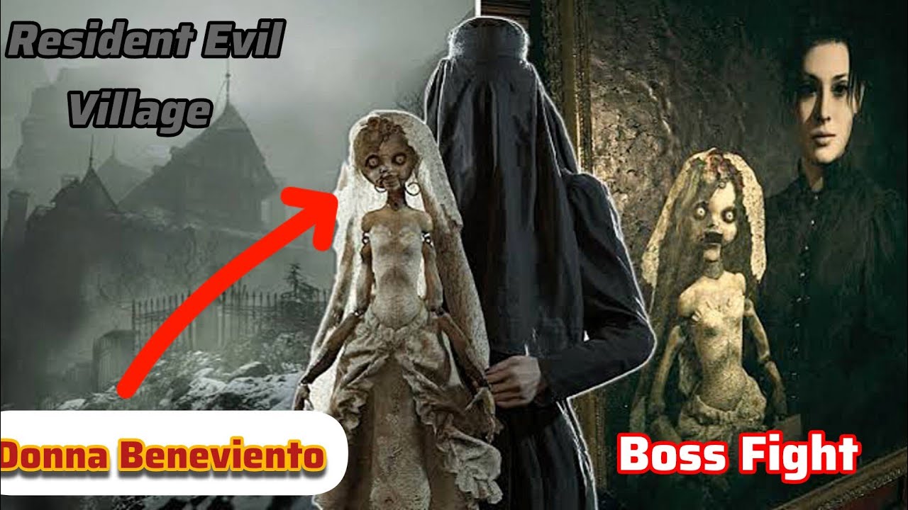 Donna Beneviento and Angie Doll Boss Fight Resident Evil 8-Village # ...
