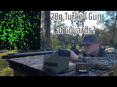 How to Pattern a 20 gauge Turkey Shotgun! Why TSS? {Stevens 301/ Rogue ...