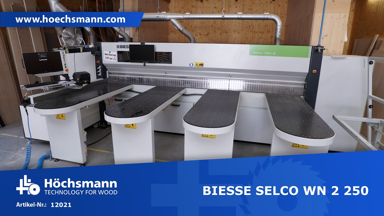 BIESSE SELCO WN 2 250 (Höchsmann Klipphausen) - YouTube
