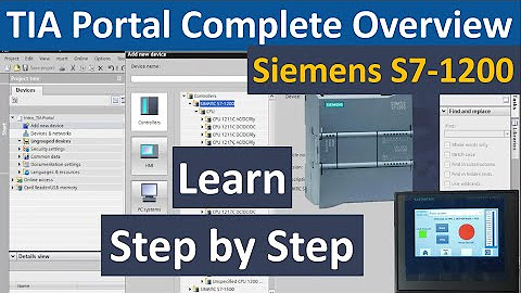 Siemens S7-1200 Series PLC Programming - Complete full Training Module ...