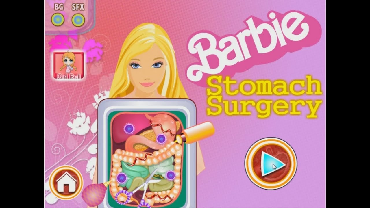 Barbie Stomach Surgery New Best Game For Kids - YouTube