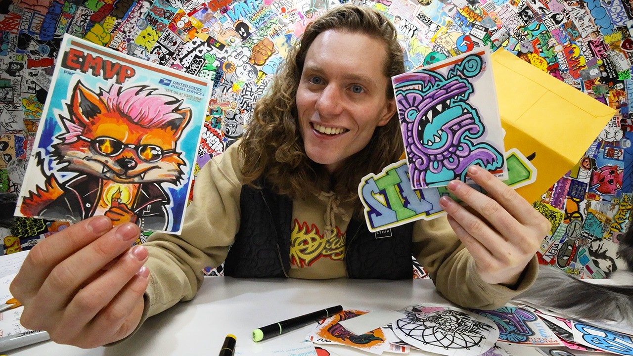 I'm Stealing this Style for my Graffiti Sticker - YouTube