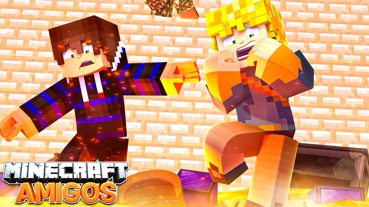 Minecraft: AMIGOS #16 - TROLLEI O LOPERS COM O CHÃO É LAVA ! - YouTube