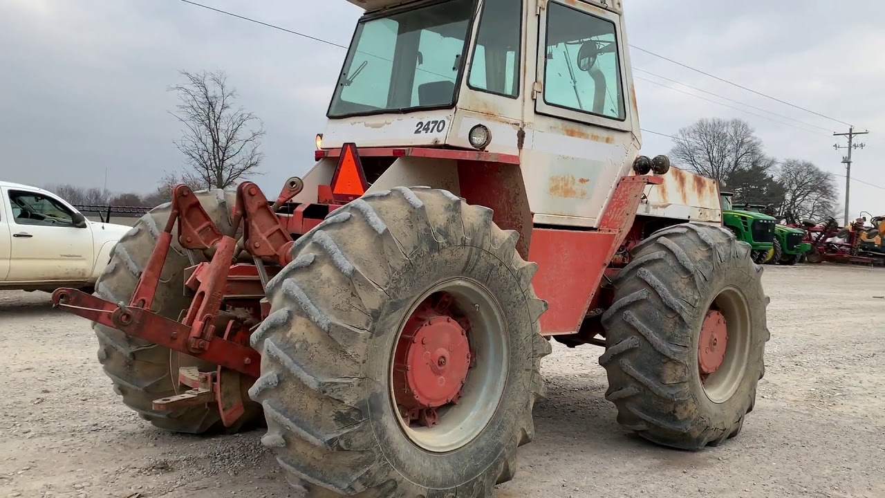 J I CASE 2470 For Sale - YouTube