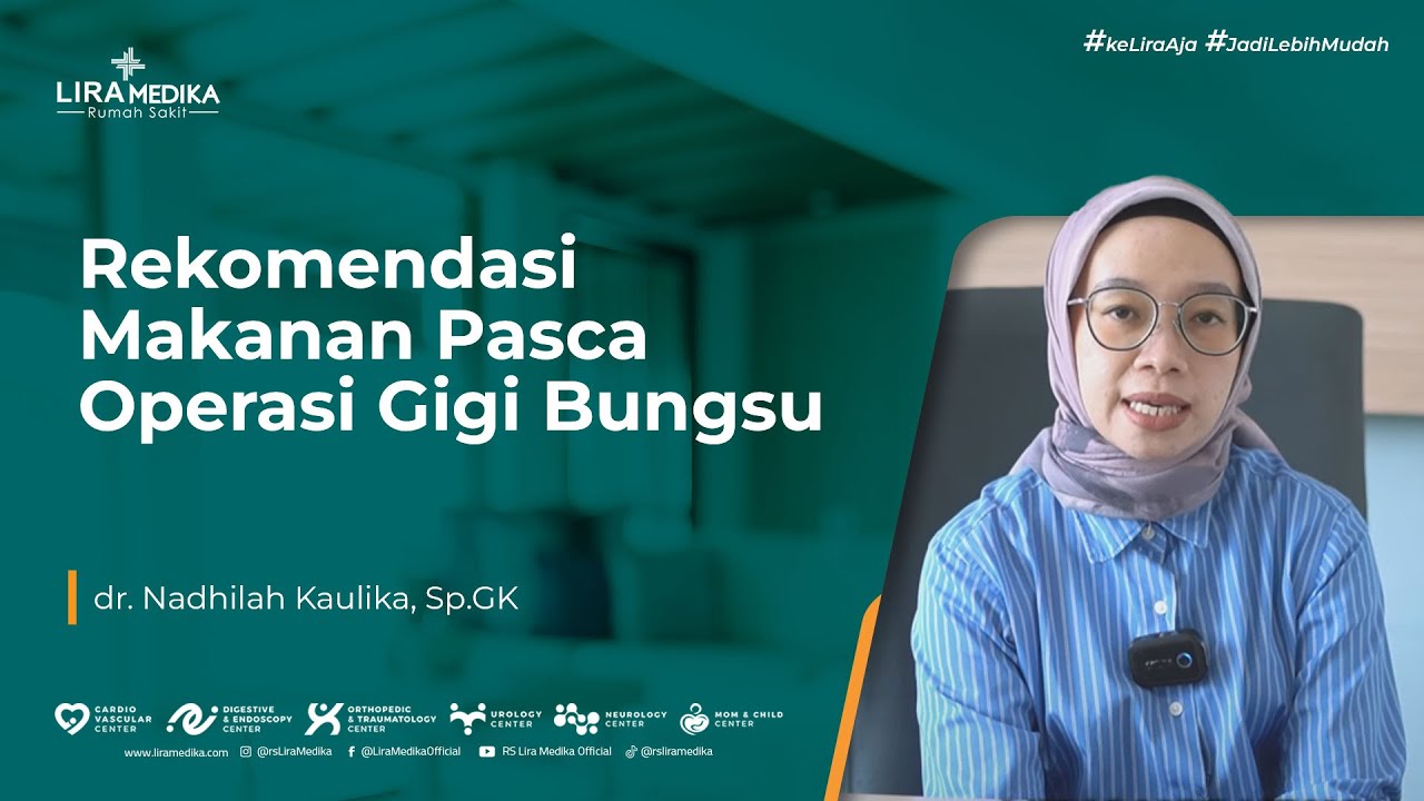 Rekomendasi Makanan Pasca Operasi Gigi Bungsu - YouTube