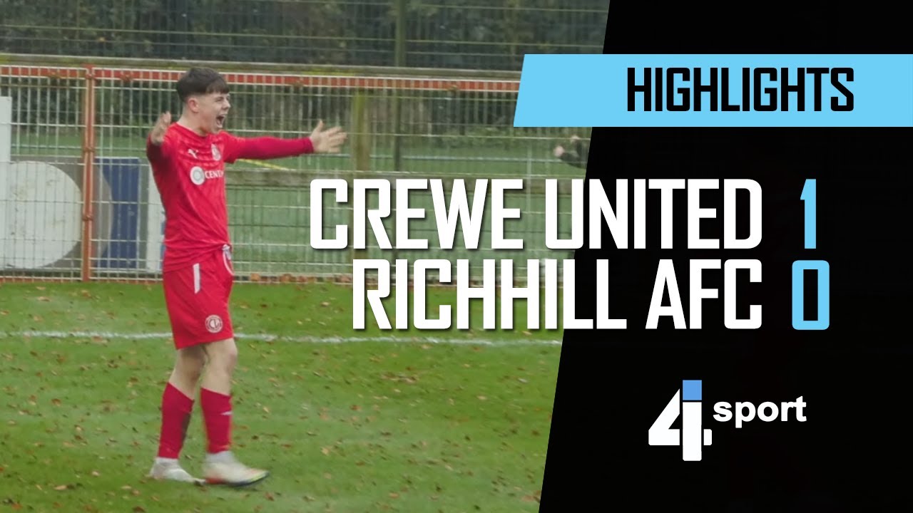 Crewe United 1 - 0 Richhill AFC - 09 Nov 24 - YouTube