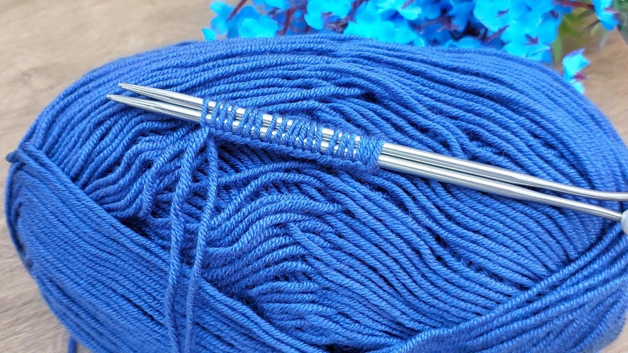 You will be amazed by the easy and unusual knitting pattern. - YouTube
