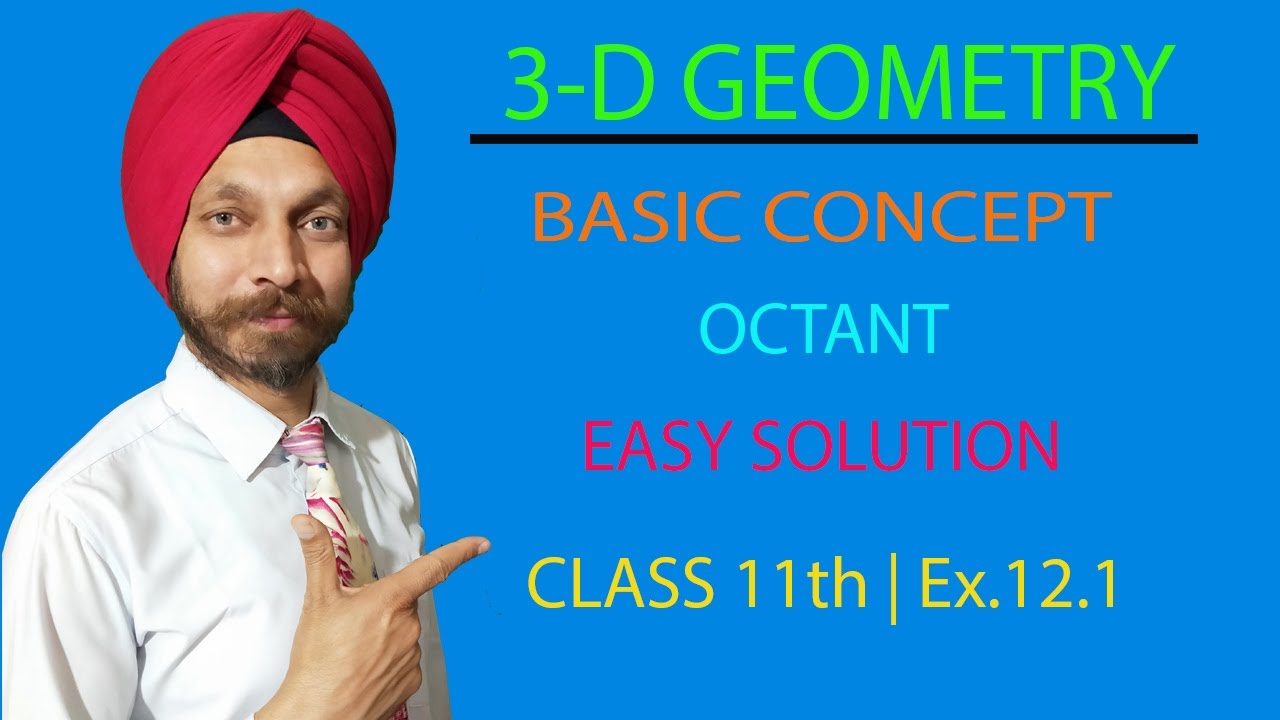 3D Geometry | Three Dimensional Geometry | Octant | Class 11th | NCERT ...