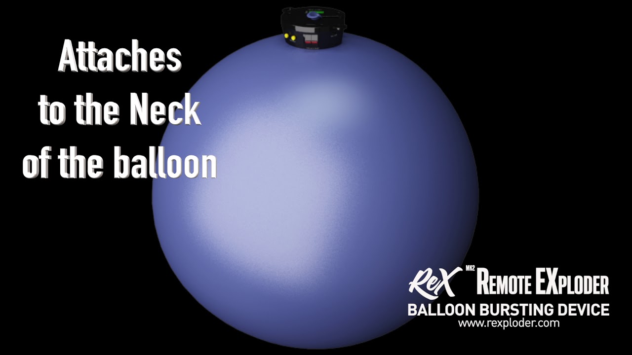 ReXploder mk2 Remote controlled balloon bursting device - YouTube