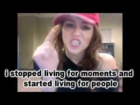 Miley Cyrus Good-bye Twitter (Lyrics) - YouTube