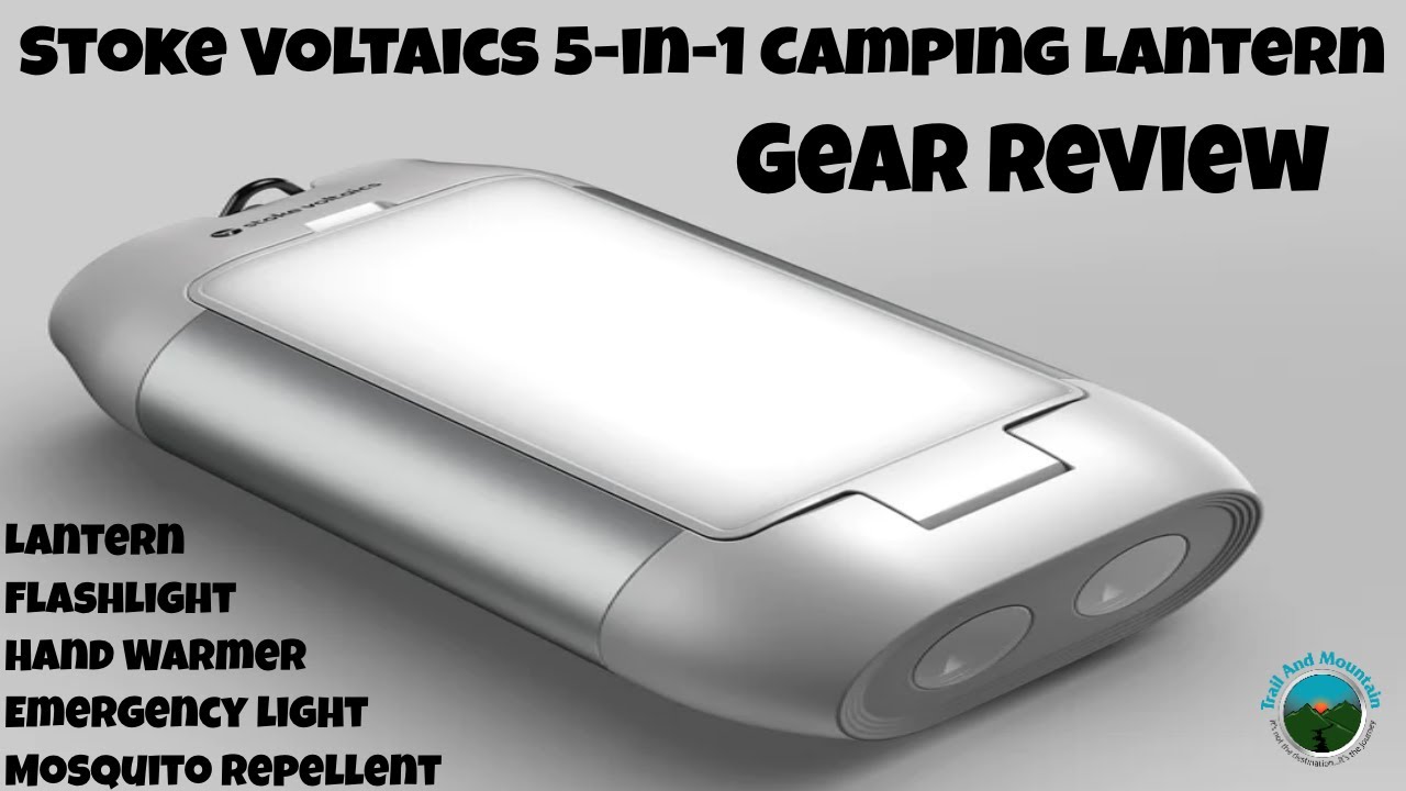 Stoke Voltaics 5 in 1 Camping Lantern Gear Review - YouTube