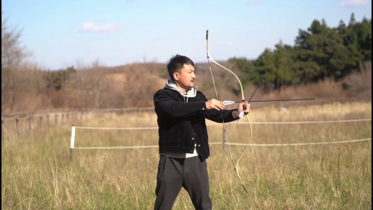 AF archery Small Qing bow, the string length is only 126cm, it is also ...