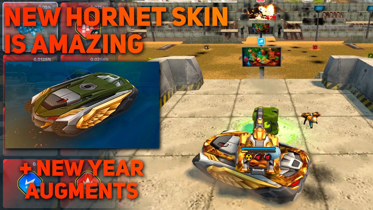 Tanki Online - NEW Hornet XT HD Skin Highlights! | New Year's Weekend ...