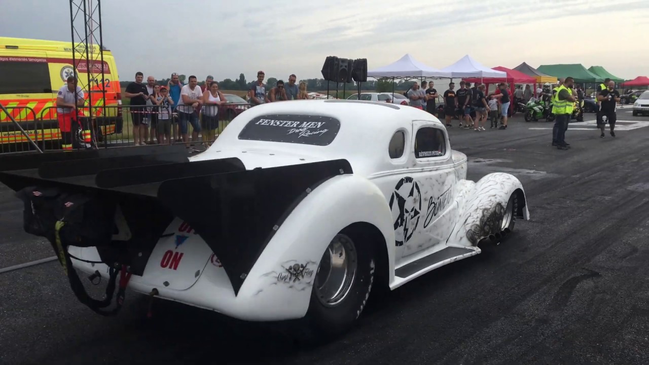1937 Chevy Coupe - 1500 HP - Extreme drag car - V8 - Fenstermen team ...