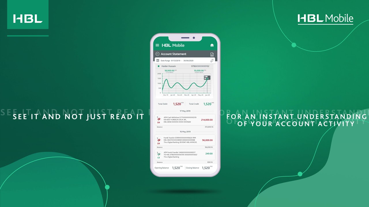 HBL Mobile | Account Statement - YouTube