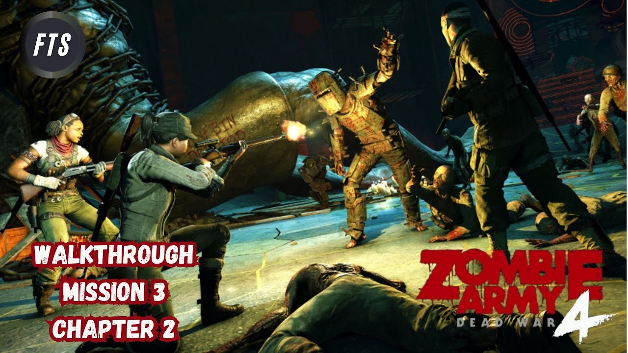 Zombie Army 4: Dead War | Mission 3 - Meat Locker - Chapter 2 |Hard ...