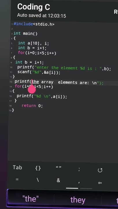 array elements in programing #computertech98 #coding - YouTube