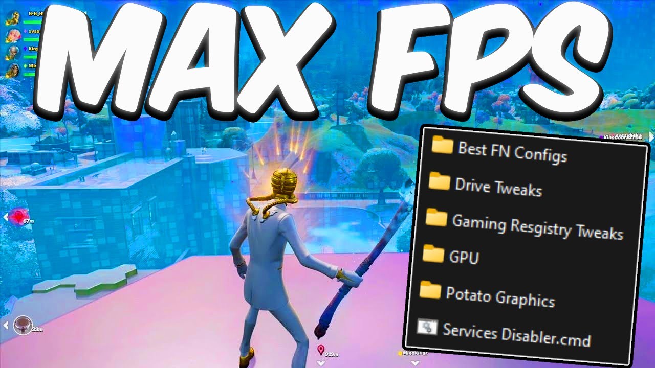 How to FIX FPS DROPS IN FORTNITE Chapter 5 - Boost FPS In Fortnite & 0 ...