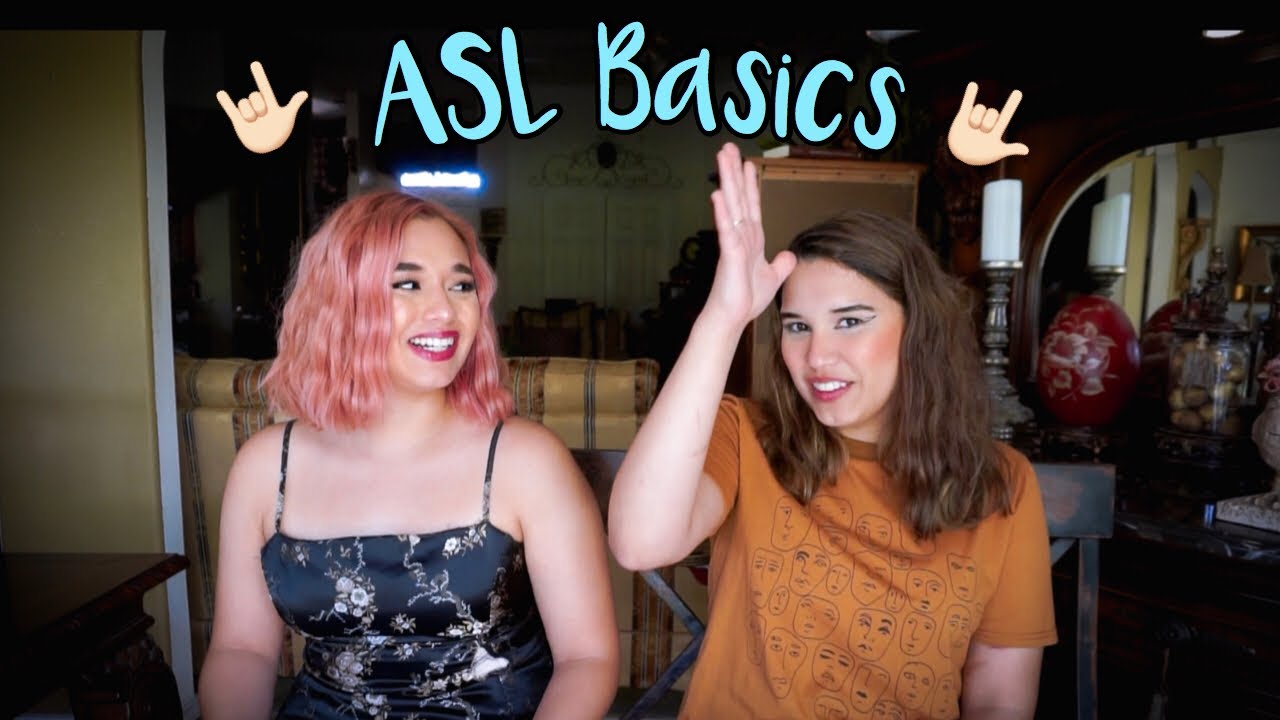 ASL BASIC WORDS AND ALPHABET! - YouTube