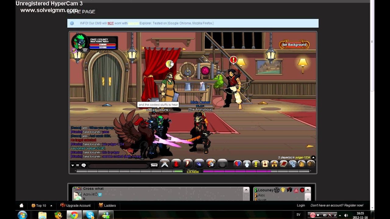 AQW private server 2013 - Shadowlands - YouTube