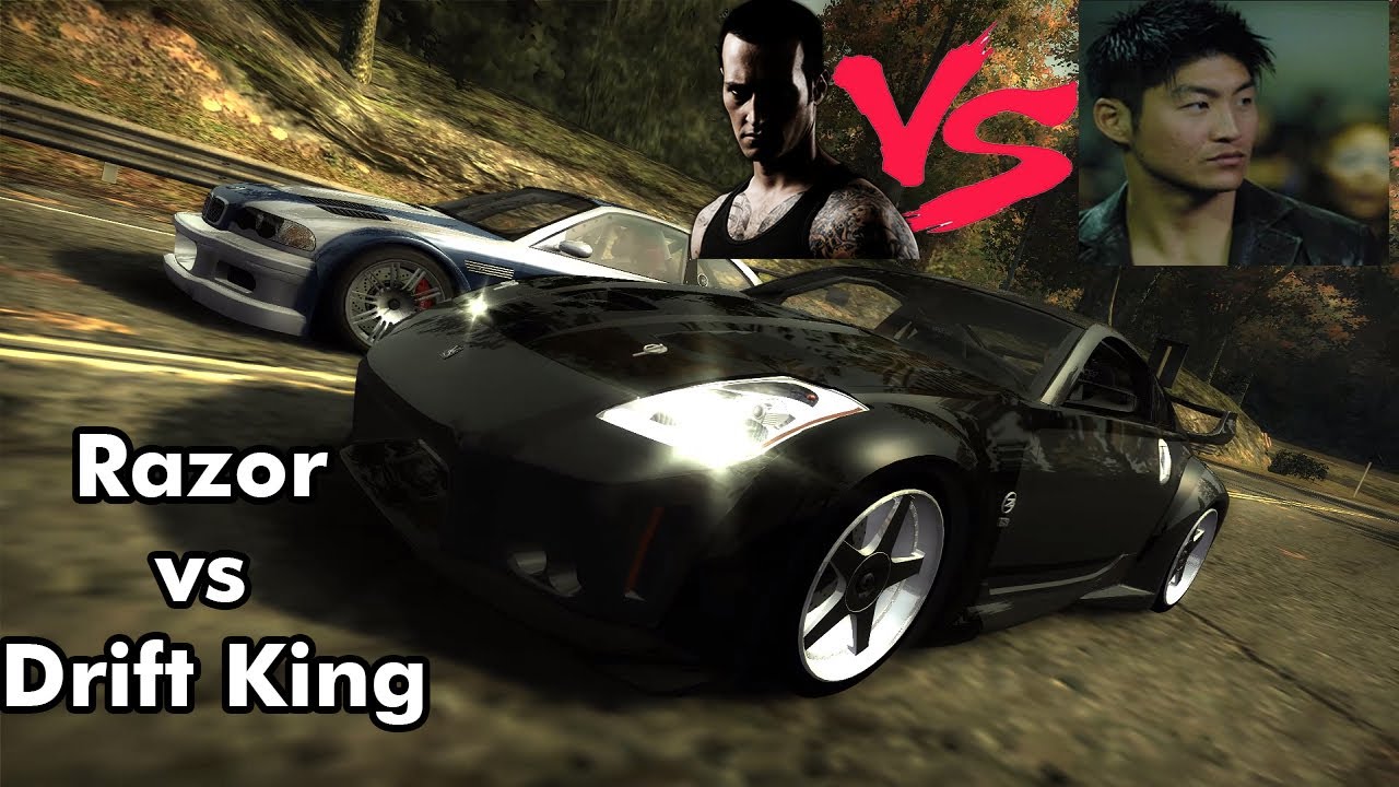 NFS MW Razor Bmw M3 GTR vs Fast & Furious Tokyo Drift DK Takashi Nissan ...