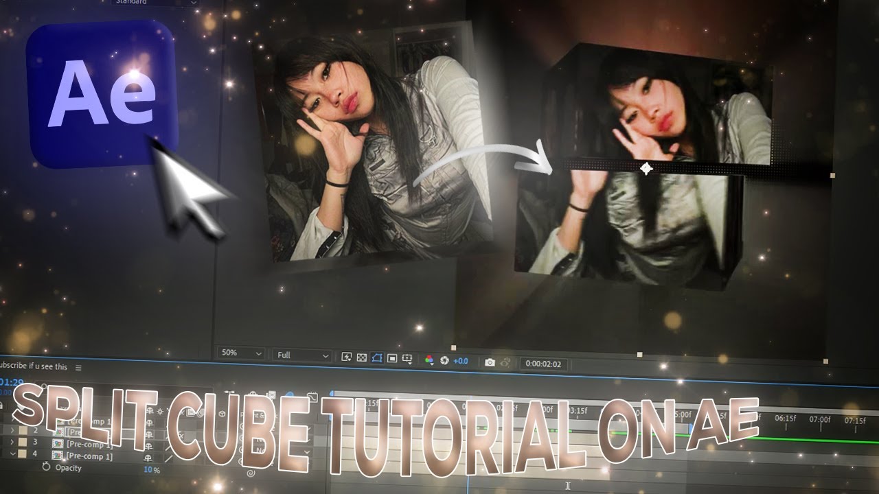 3d Split Cube Transition Tutorial | After Effects - YouTube