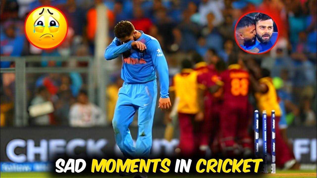 Top 10 Sad Moments in Cricket History | Cricket Mania - YouTube