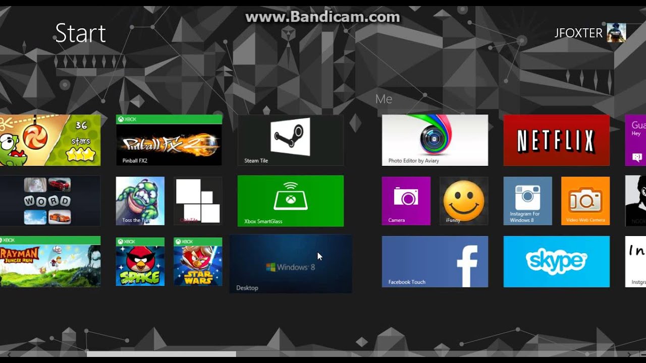 How change the size of the windows 8 live tiles - YouTube