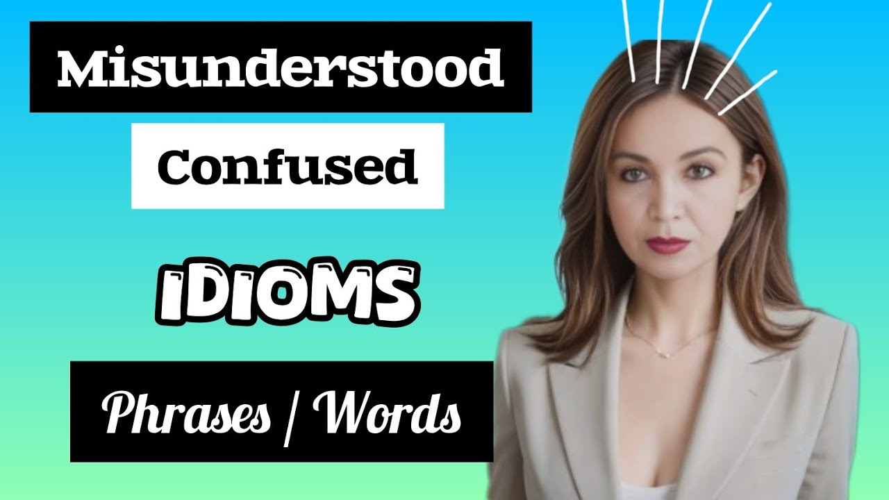 👉English Idioms: Misunderstood Words and Phrases 😳 #english - YouTube