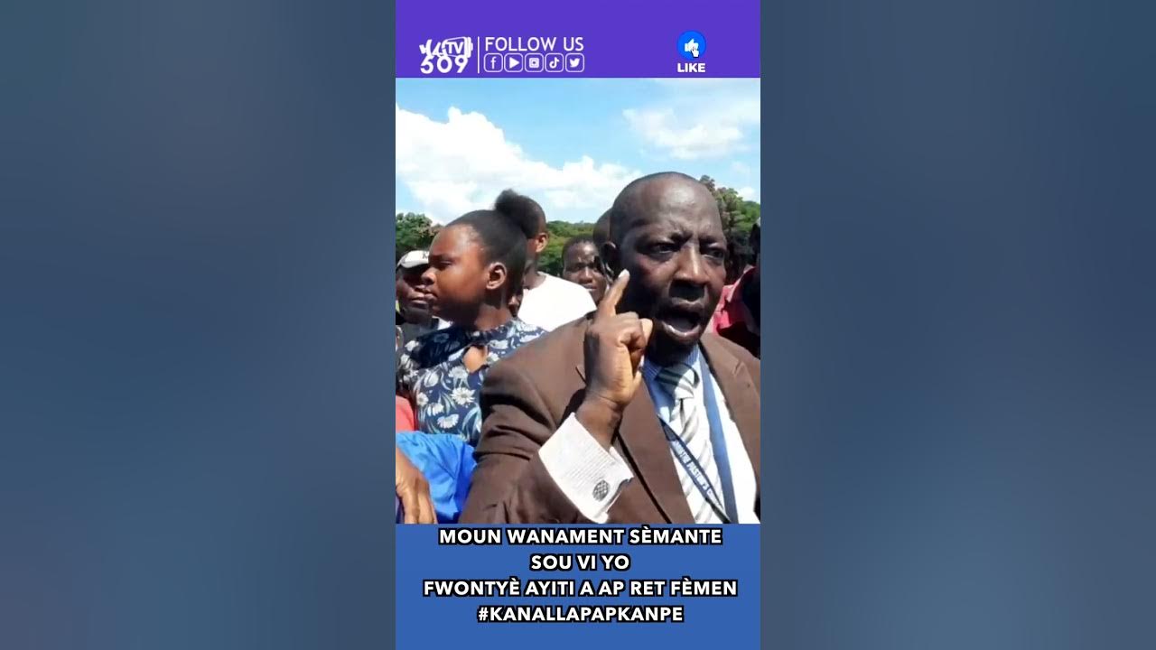 Moun Wanament sèmante Sou vi yo Fwontyè AYITI a ap ret fèmen #kanallapapkanpe - YouTube