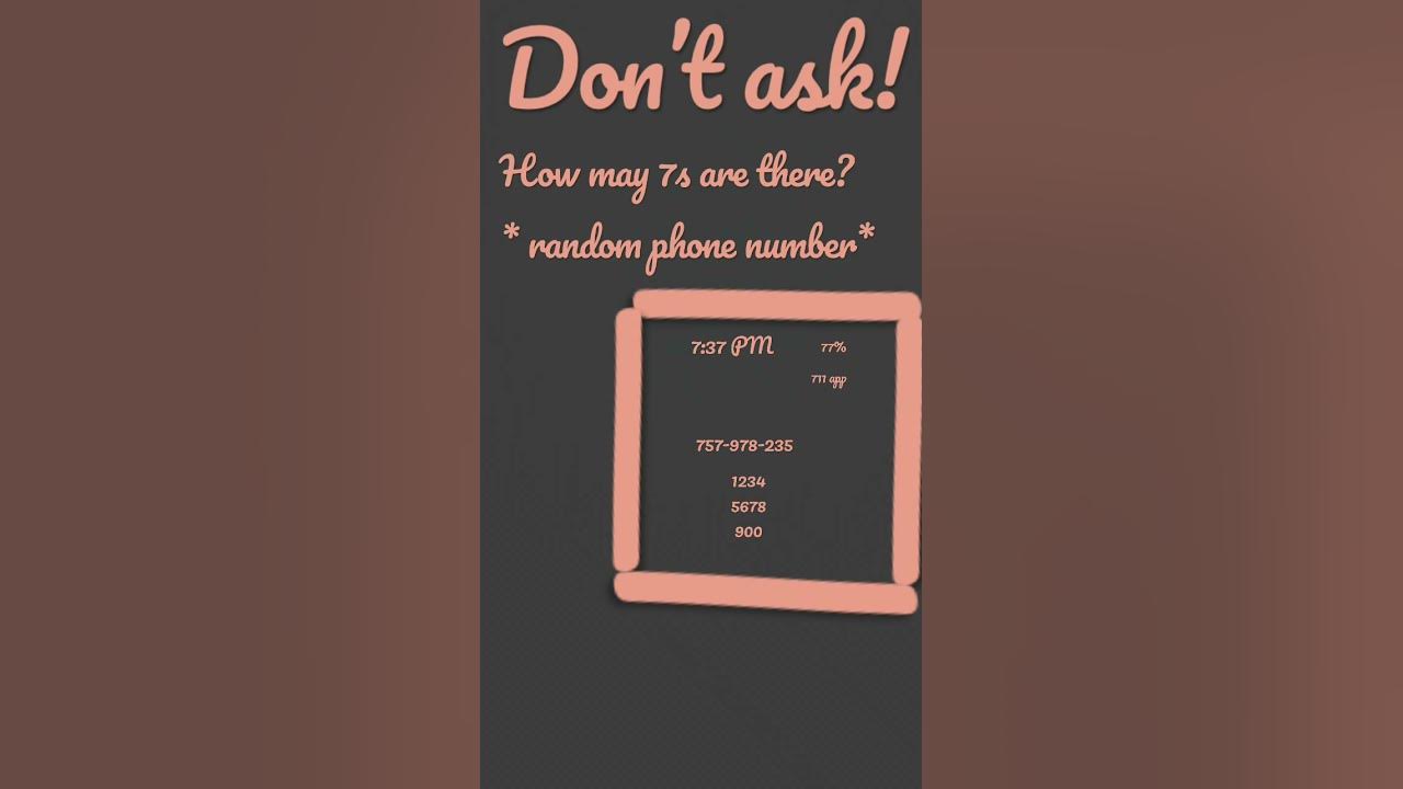 how-many-7s-are-there-youtube