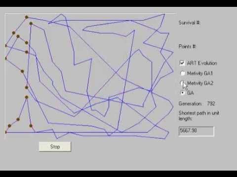 Genetic Algorithms TSP - YouTube