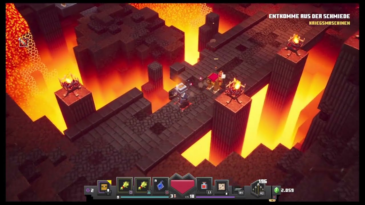 Minecraft Dungeons Ultimate Edition [PS4] #023 - Redstone-Ungetüm - YouTube