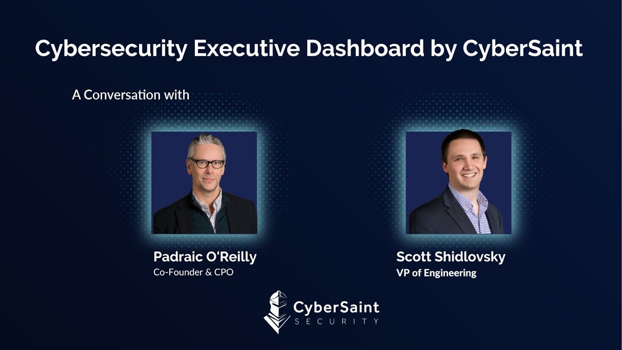Cybersecurity Executive Dashboard by CyberSaint - YouTube