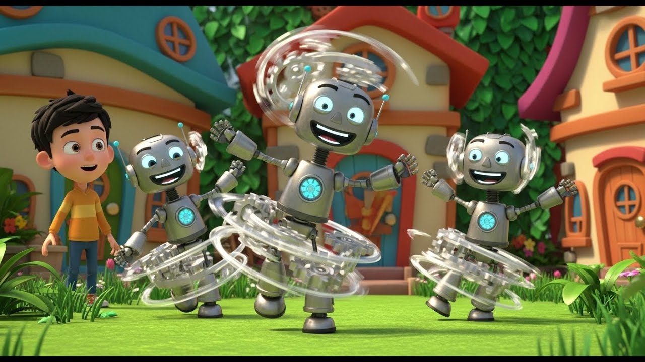Thursday with the Clever Robots | Fun Nursery Rhymes and Songs for Kids ...