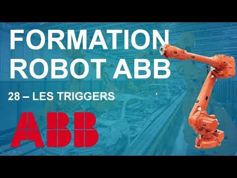 Formation Robot ABB : 28 Les triggers - YouTube