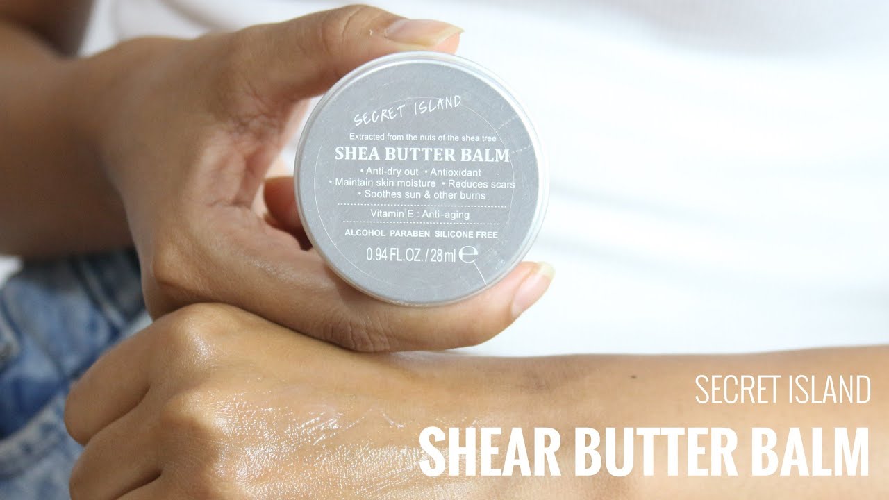 SECRET ISLAND Shea butter balm 30g - YouTube