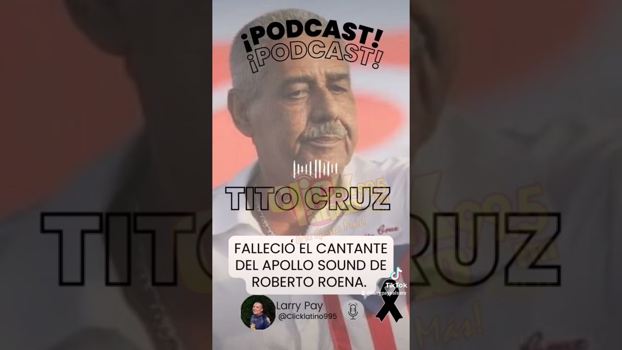 Fallece el Gran Tito Cruz - YouTube