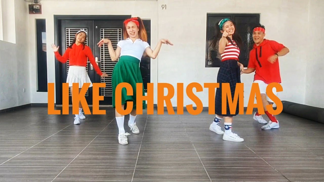 Like Christmas Line Dance Demo - YouTube
