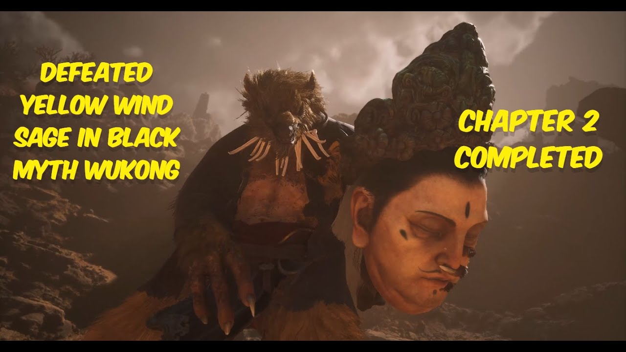 Defeated Yellow Wind Sage | Chapter 2 Completed | #wukong #blackmyth # ...