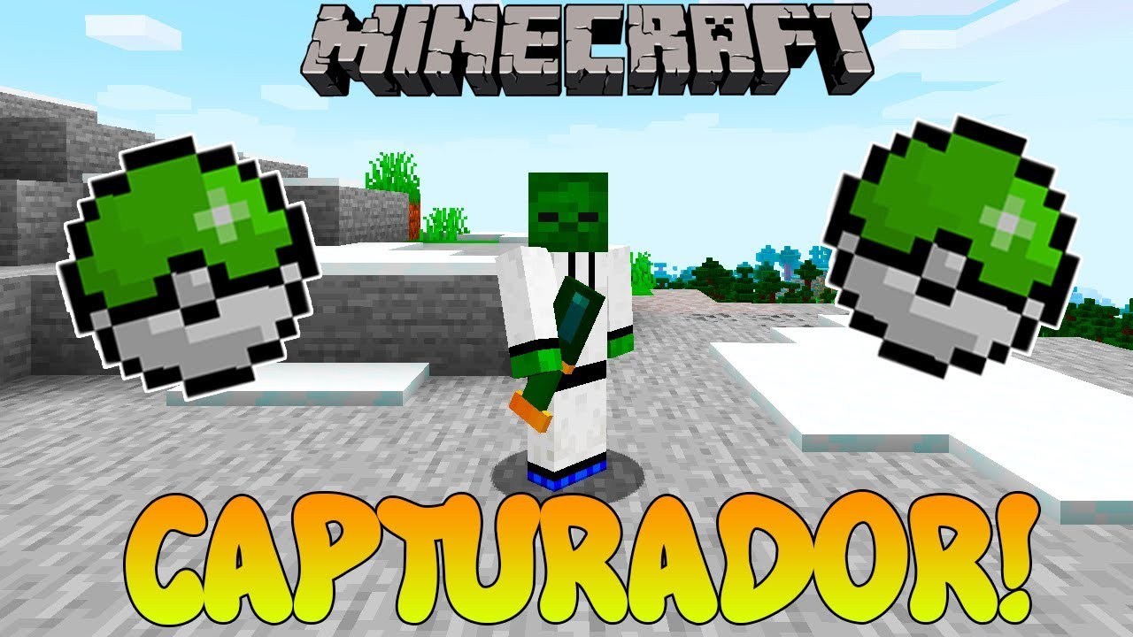 CAPTURADOR DE MOBS! Minecraft 1.14.4 MOD MOB CATCHER! - YouTube