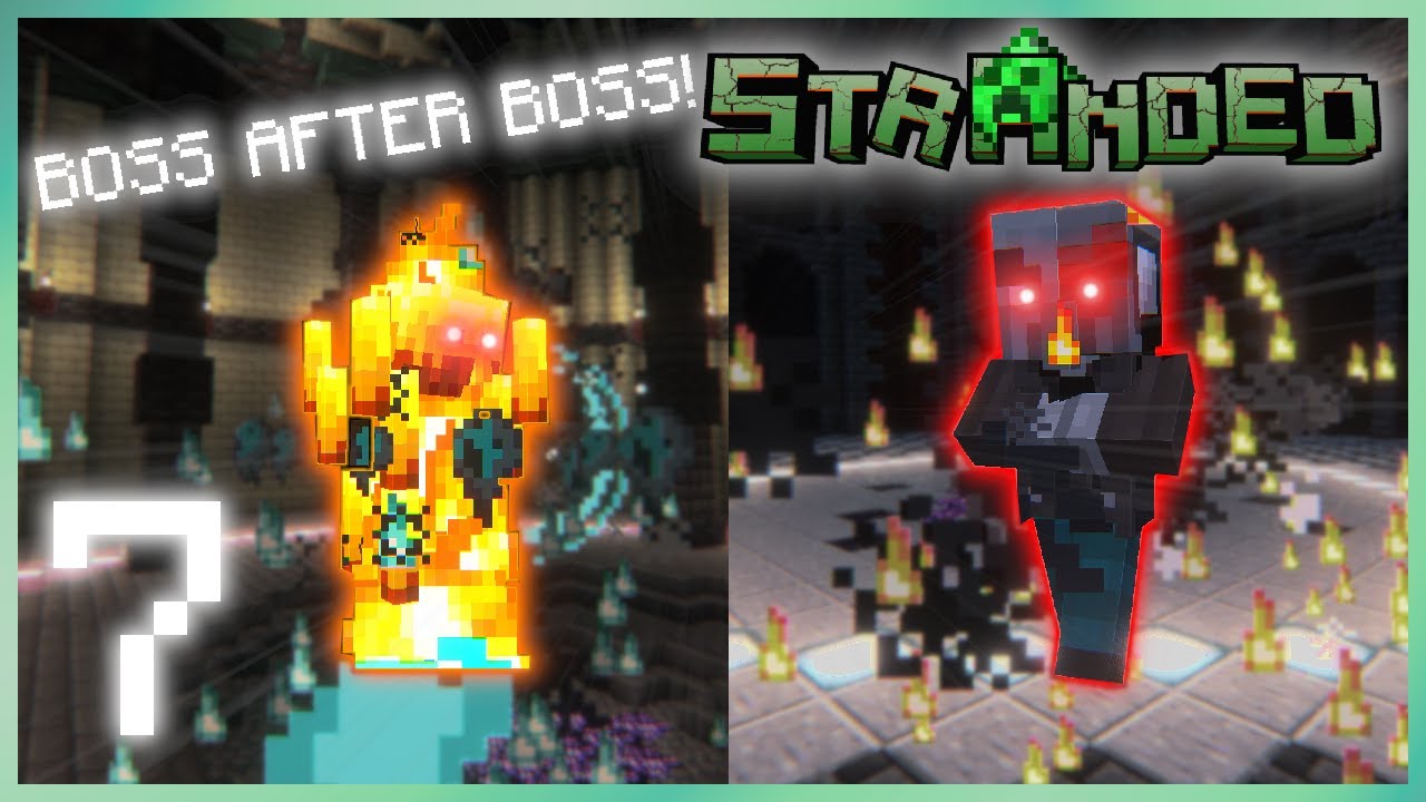 INSANE Minecraft Dungeons With CRAZY Boss Mobs! (Sun Guardian CTM: Stranded) Minecraft Maps ...
