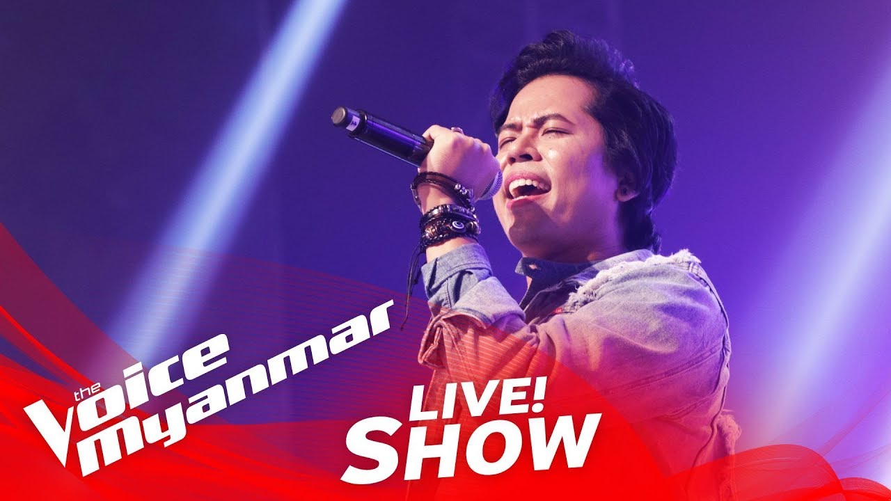 Pyae Say Maung: "ေ၀းၿပီေဘဘီ" - Live Show - The Voice Myanmar 2018 - YouTube