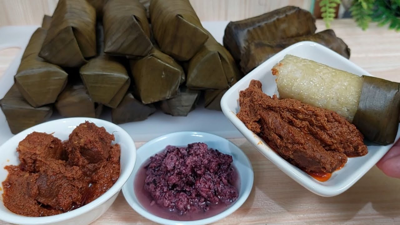 Cara Mudah Membuat LEMANG KETAN Tanpa Bambu - YouTube